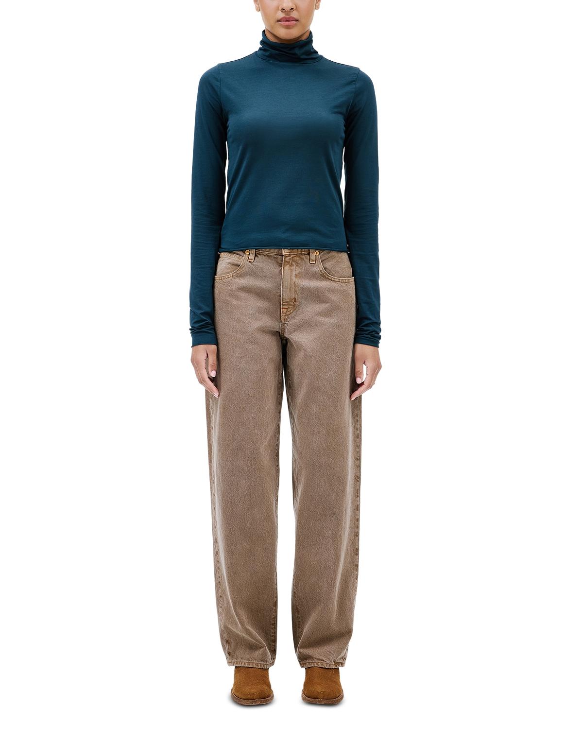 SLVRLAKE Slvrlake Long Sleeve Turtleneck Top